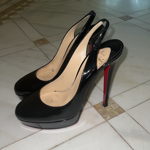 Christian Louboutin | Shoes | Christian Louboutin Classic Black Patent ...